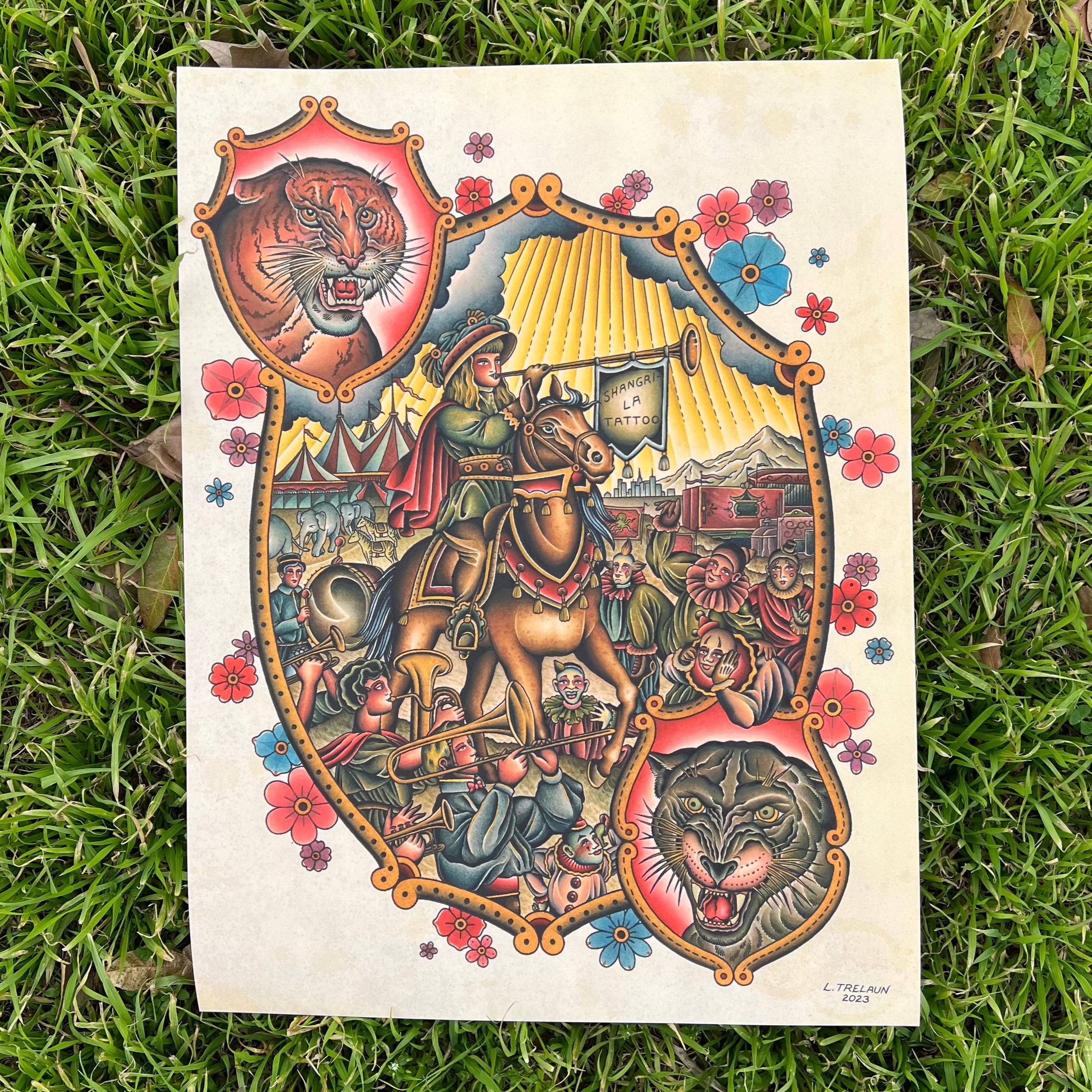 Laurent Trelaun – Fools Paradise Print | Mindzai Apparel