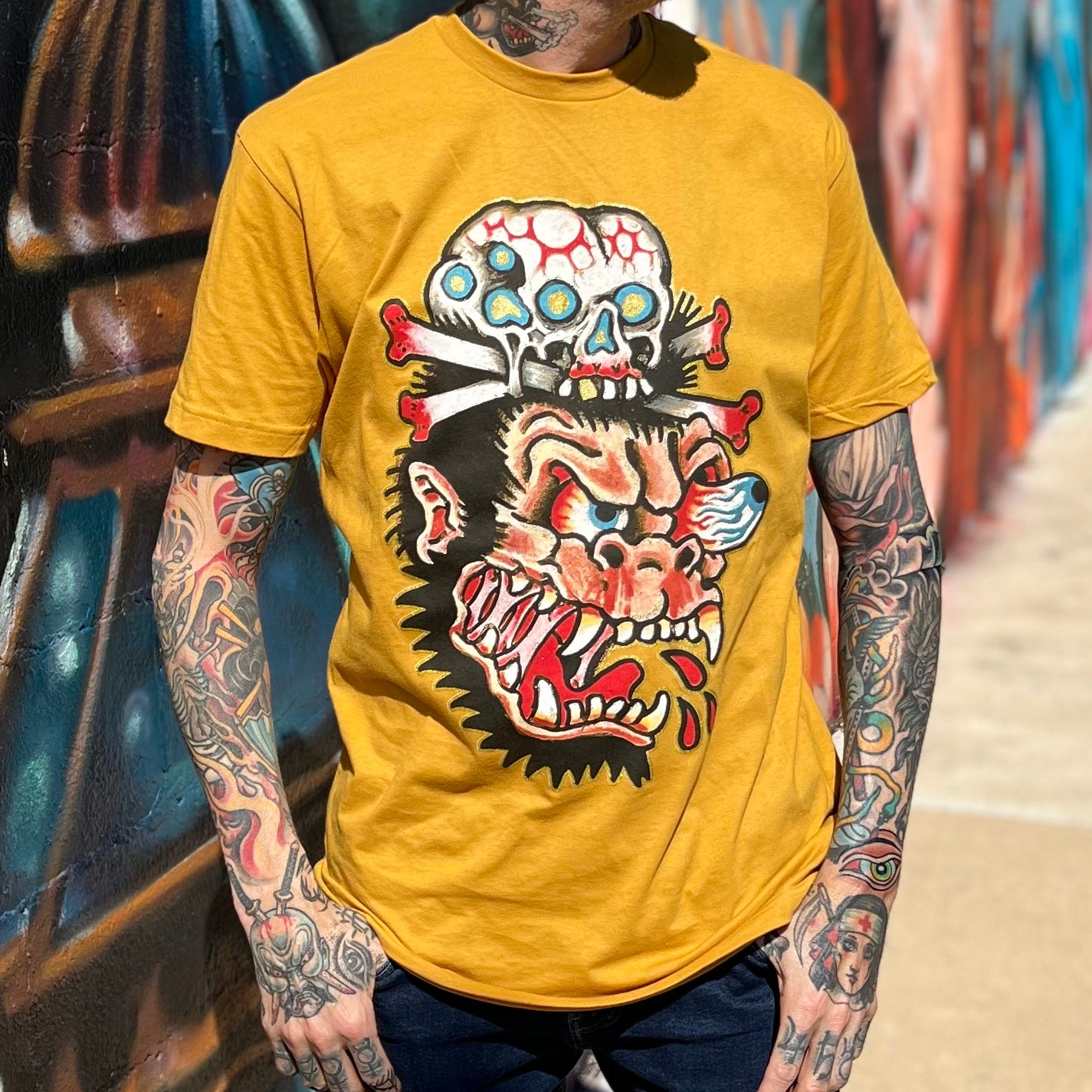 Paul Nycz - Killa Gorilla | Bold & Wild Art Print – Mindzai Apparel