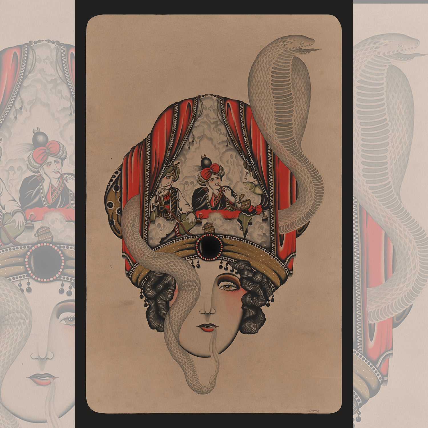 Nathan Leyvas – Den | Surreal Giclée Art Print – Mindzai Apparel