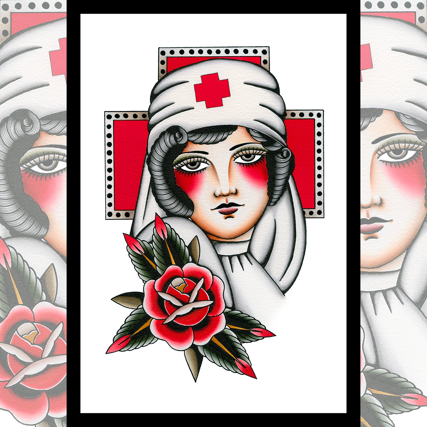 Gaia Leone - "Sister Of Mercy" Print | Elegant and Soulful Artwork ...