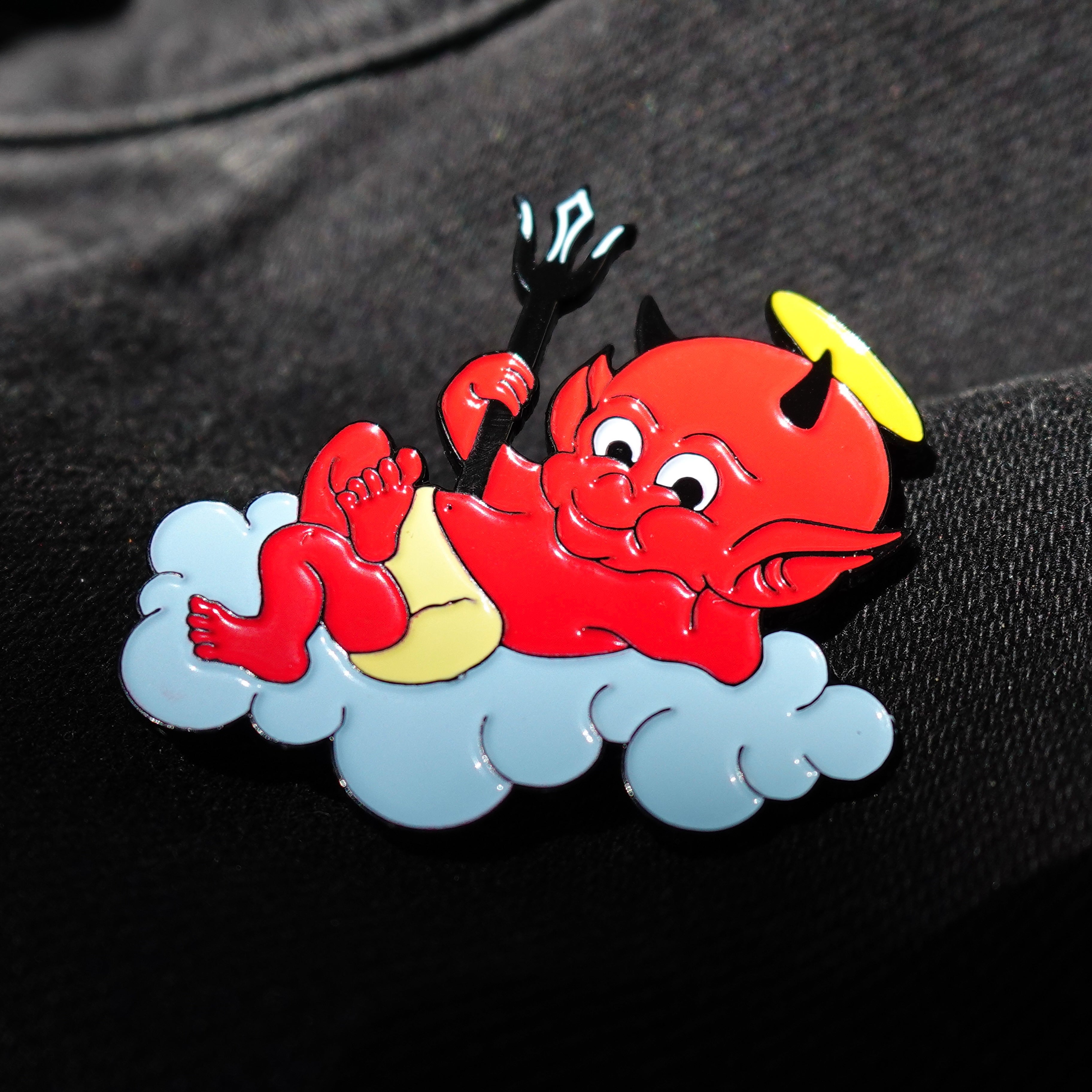 Scott Weatherwax's Hot Stuff Pin – Bold Cartoon Enamel Accessory ...