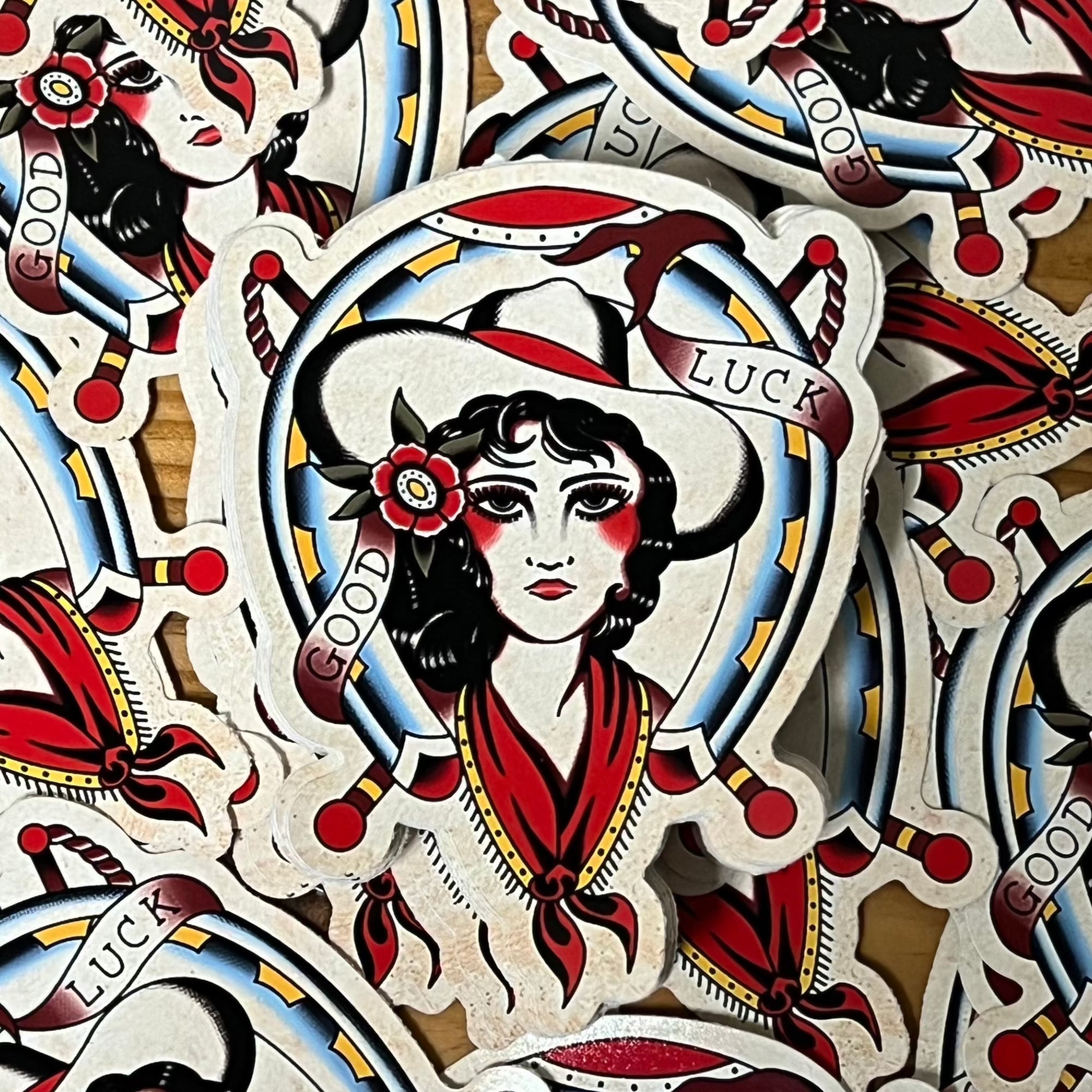 Lucky Gal Sticker | Playful & Charming Design – Mindzai Apparel