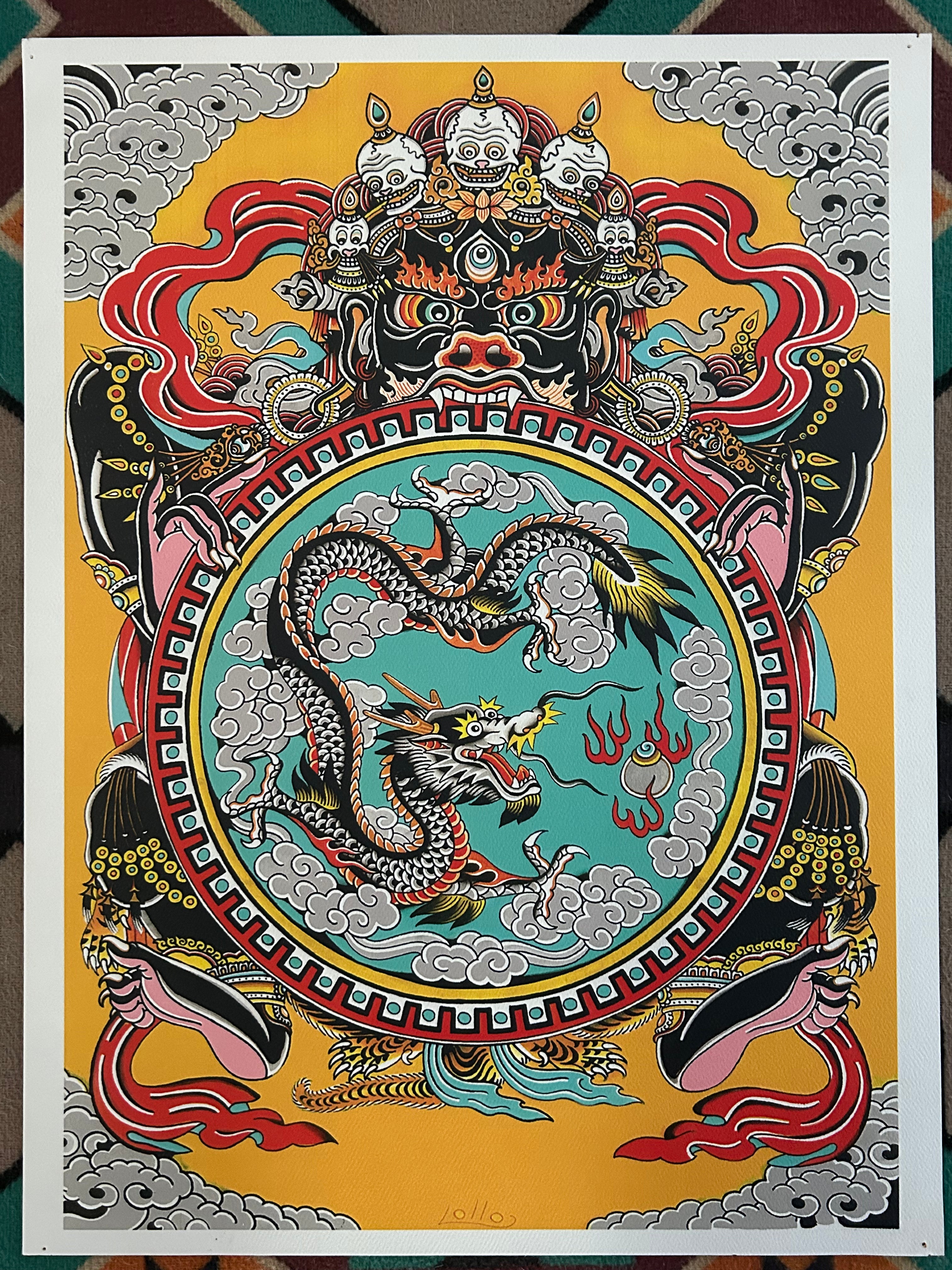 Lollo – Wheel of Life (MISPRINT) – Limited Edition Tattoo Art – Mindzai ...