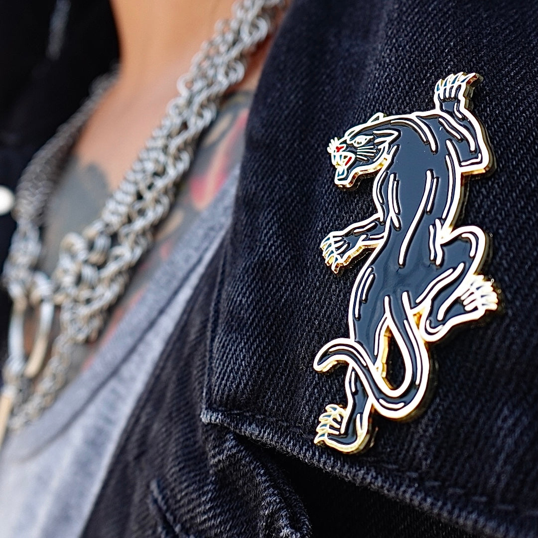 Panther Pin | Bold & Fierce Accessory – Mindzai Apparel