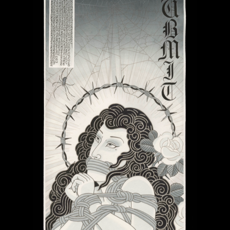 Submit by Ben Cheese – 12x36 Tattoo Flash Art Print – Mindzai Apparel